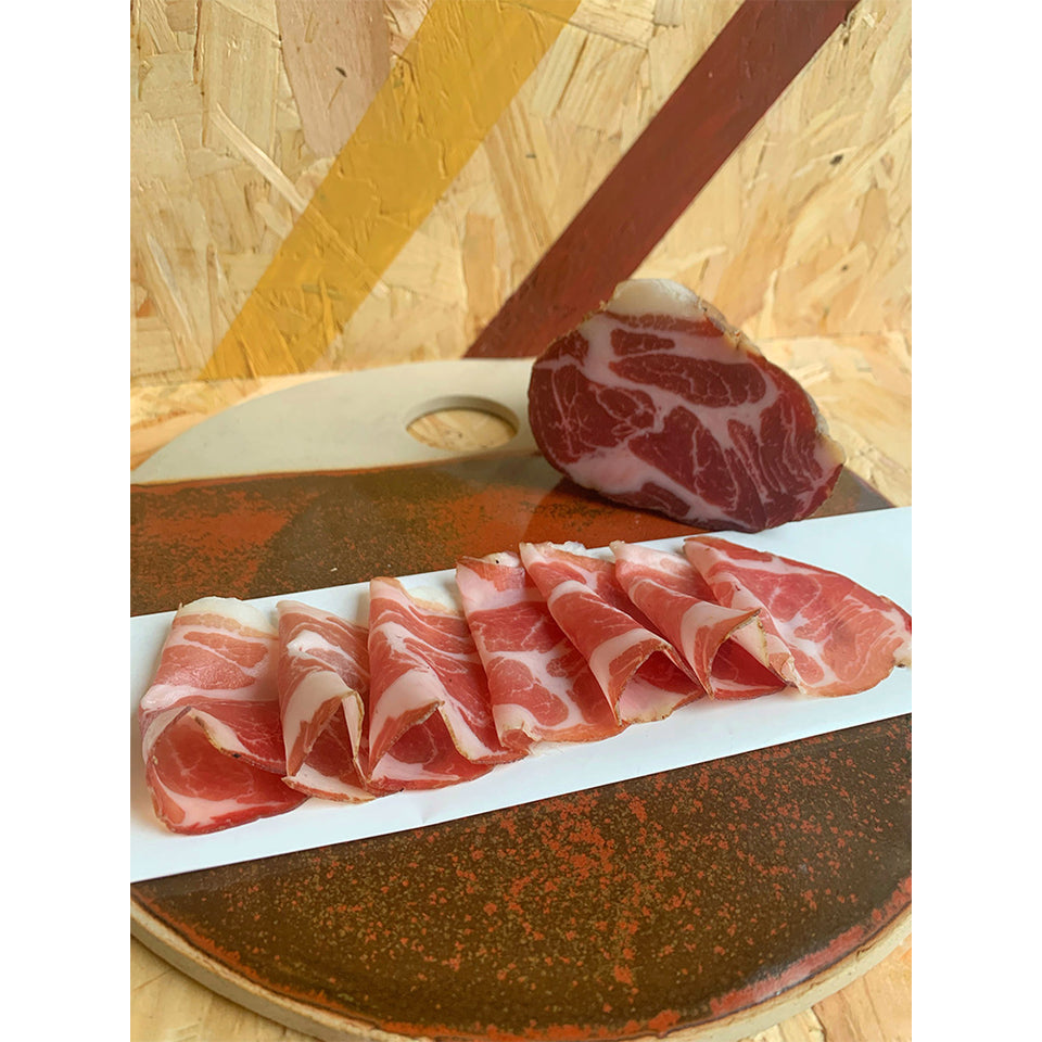 Air Dried Pork Neck - Coppa - Mace and Allspice – Ispini Charcuterie